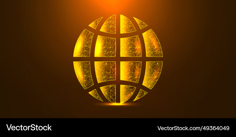 Abstract grow symbol digital transformation Vector Image