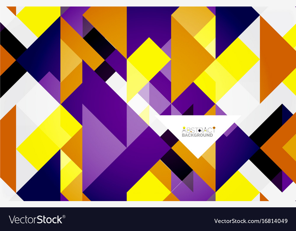 Triangle pattern design background Royalty Free Vector Image