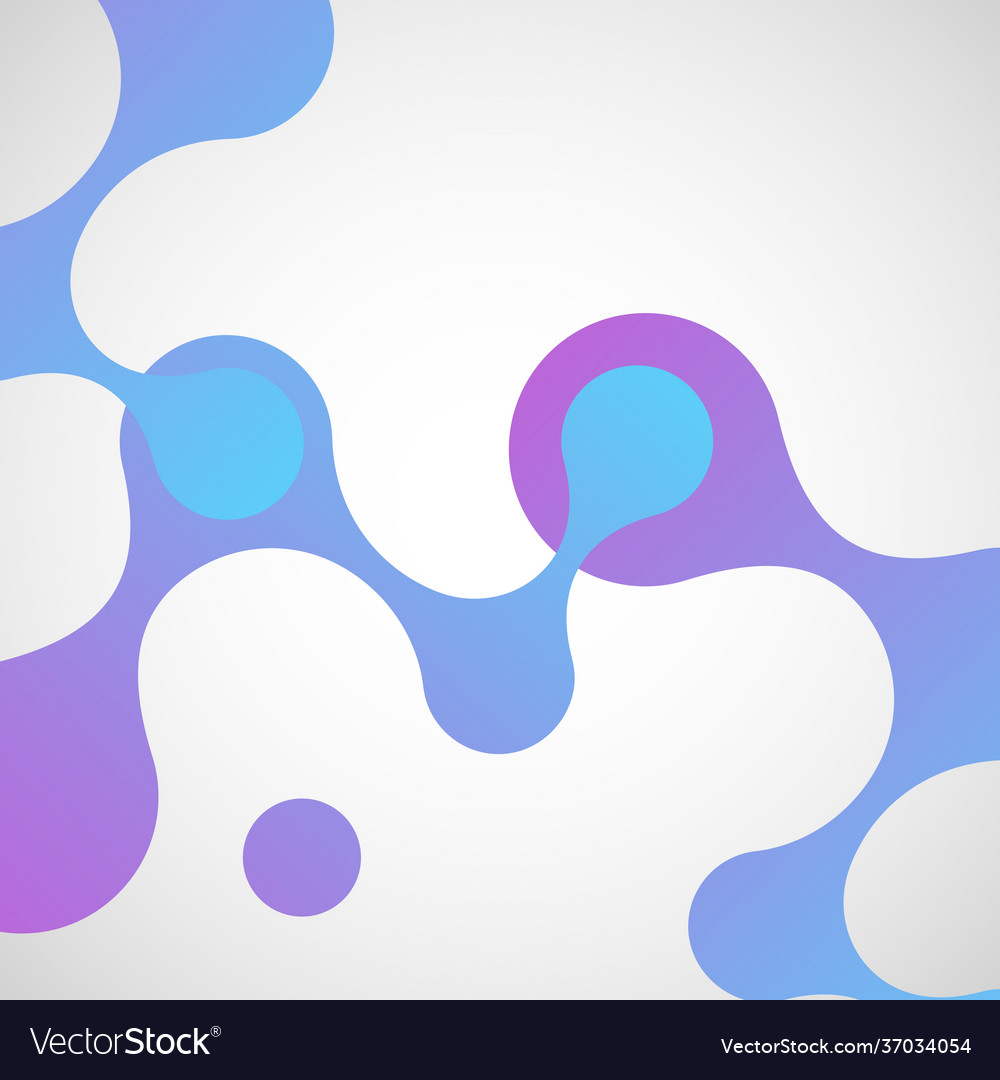 Abstract Molecular Structures And Technology Vector Image