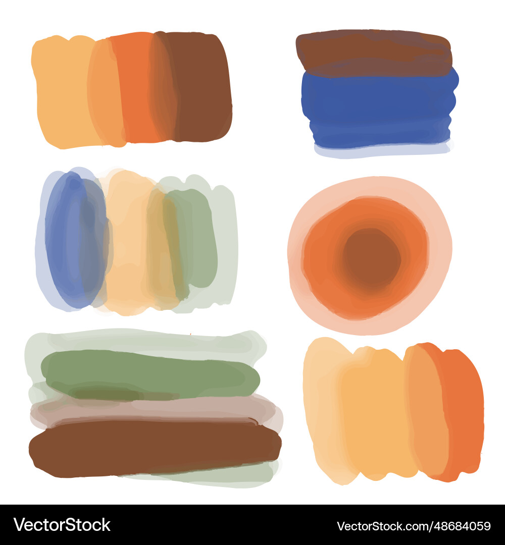 Watercolor spot isolated on a white background Vector Image