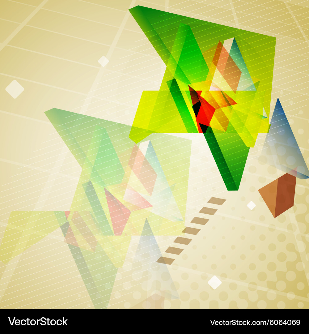Abstract geometric triangles background Royalty Free Vector