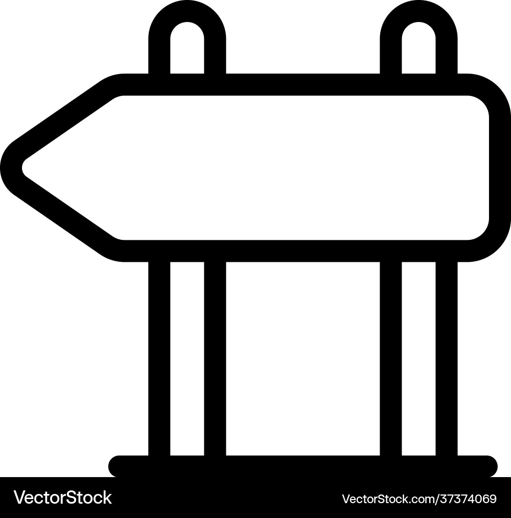 Guidepost Royalty Free Vector Image - VectorStock