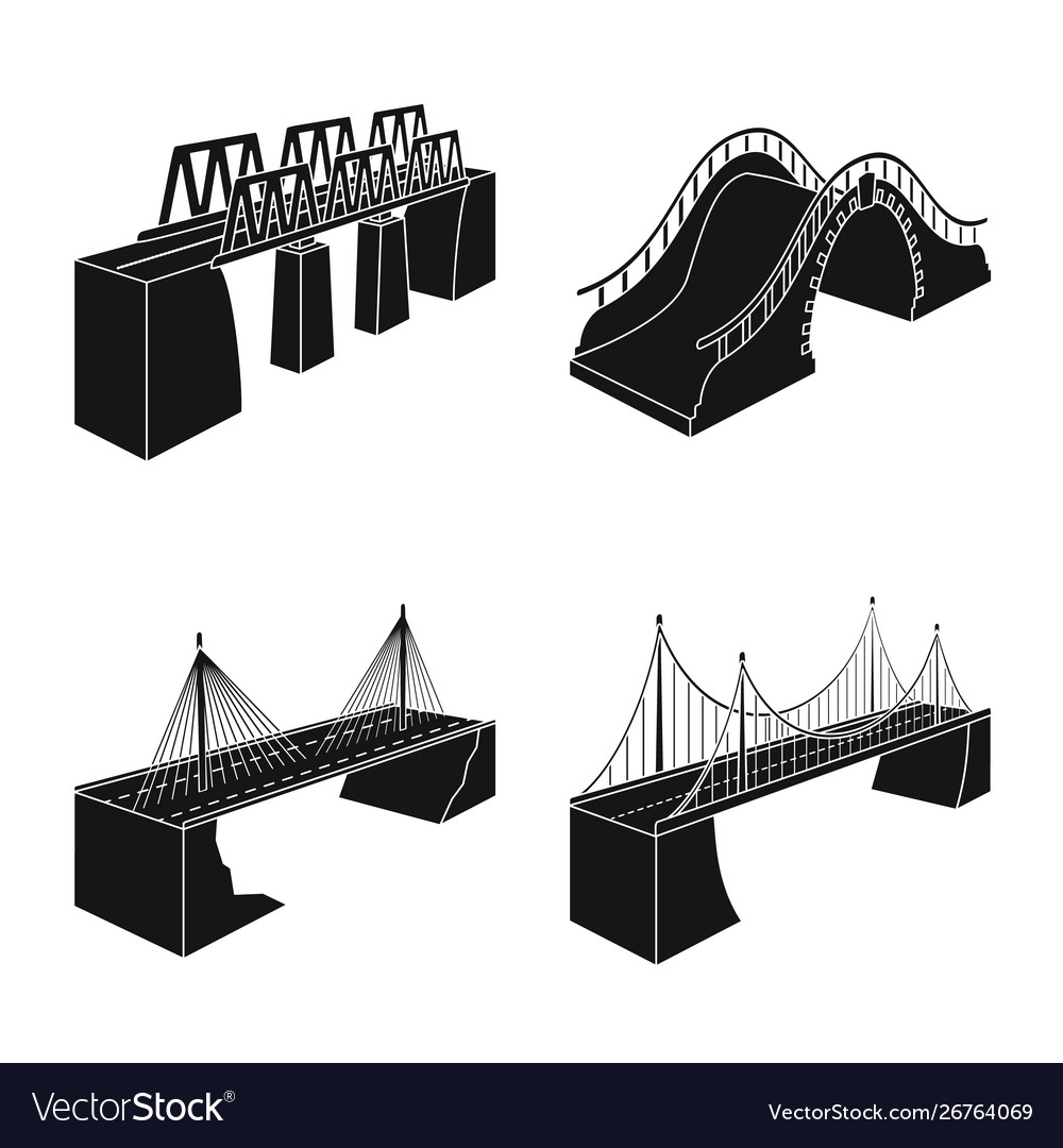 Isolated Object Construct And Side Symbol Vector Image