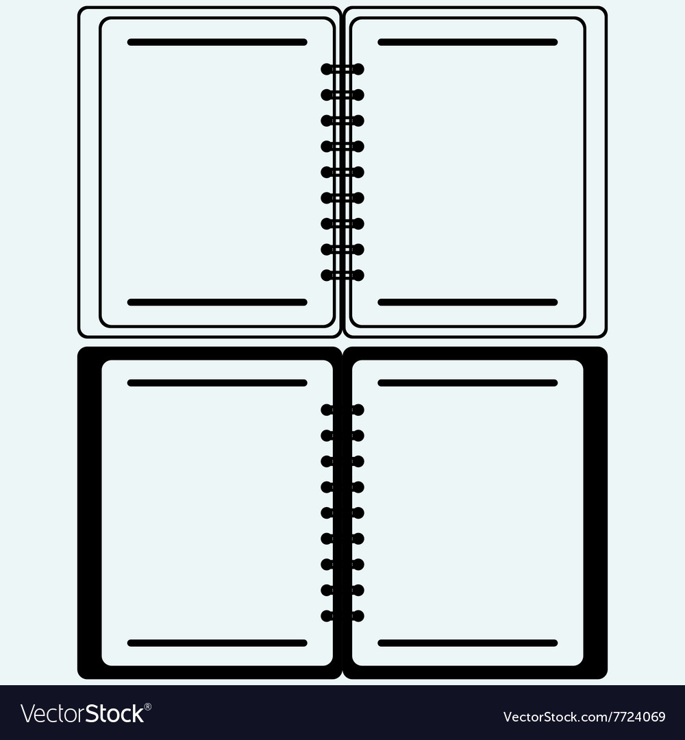 Notebook Royalty Free Vector Image - VectorStock