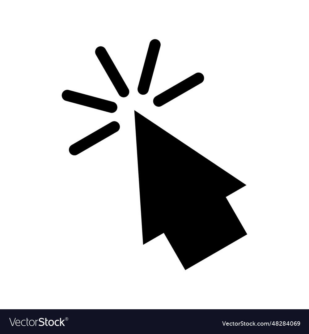 Pointer icon Royalty Free Vector Image - VectorStock