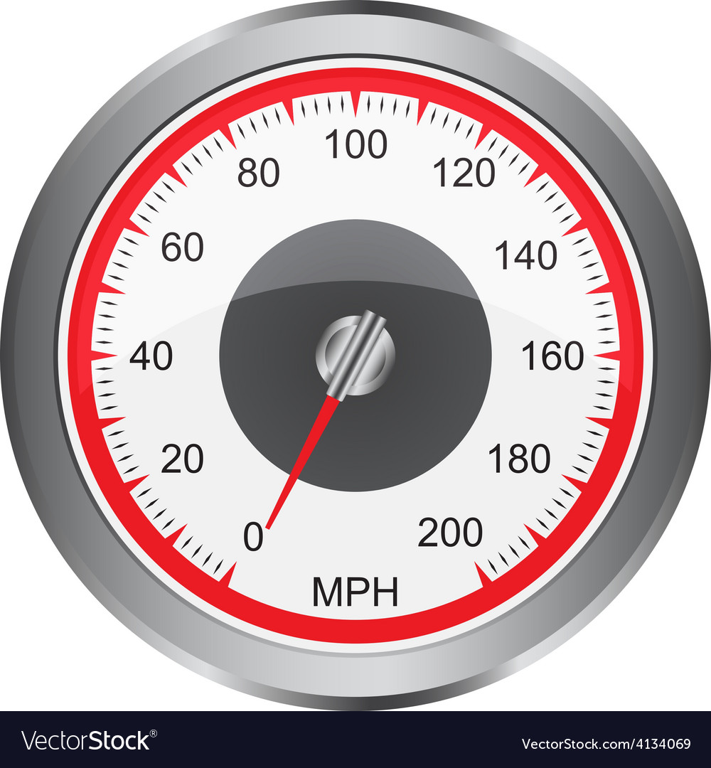 Speedometer Royalty Free Vector Image - VectorStock