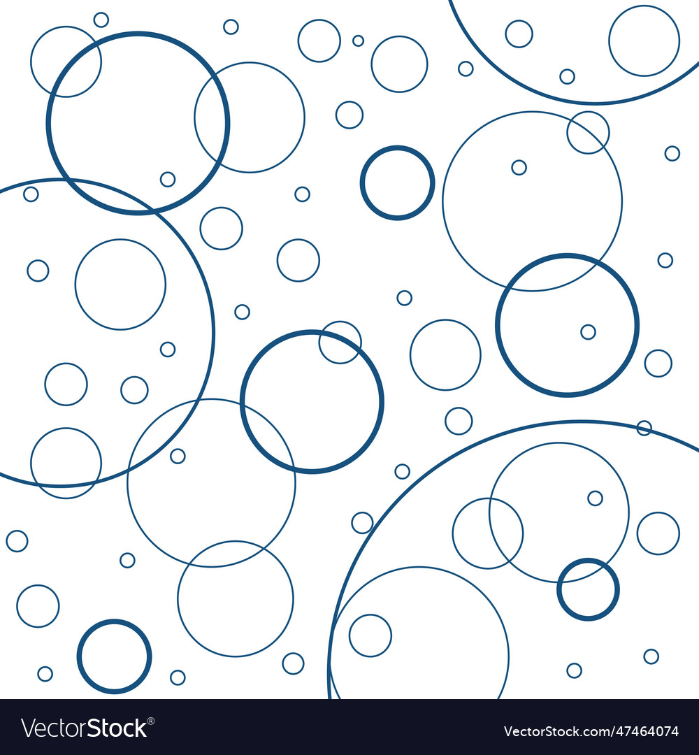 Circle bubbles abstract background Royalty Free Vector Image