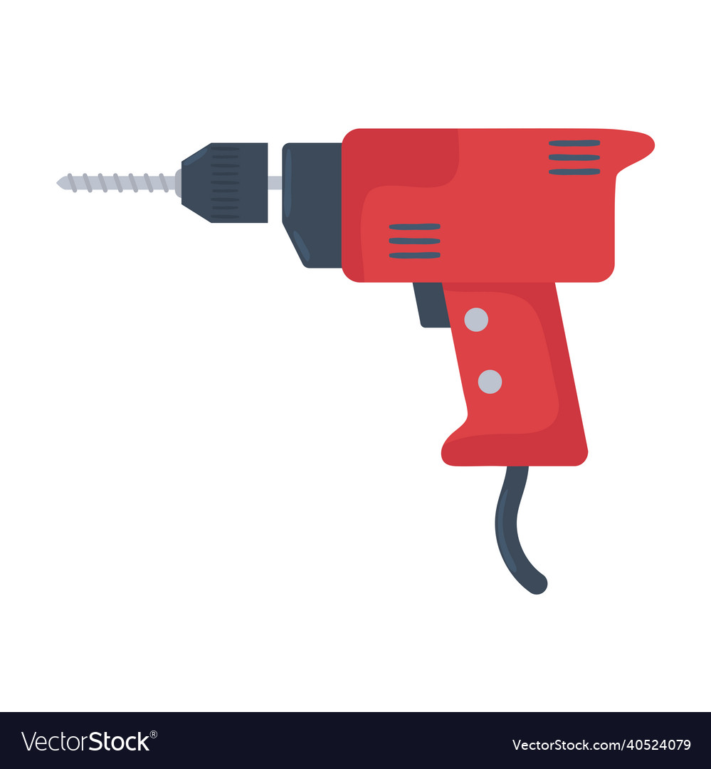 Drill tool icon Royalty Free Vector Image - VectorStock