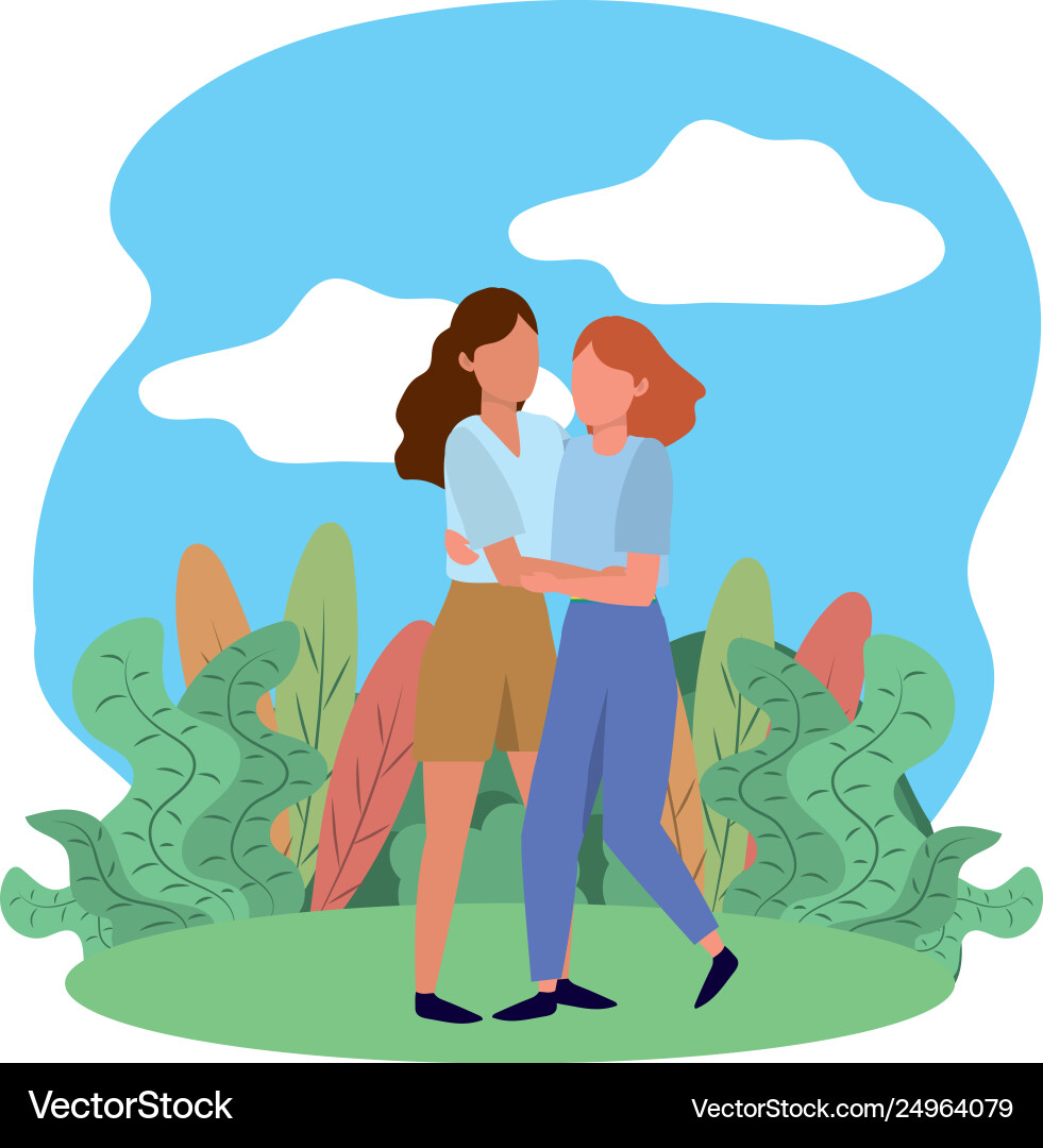 Young women cartoon Royalty Free Vector Image - VectorStock