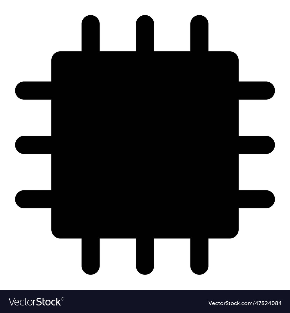 Wireless microchip a device controller Royalty Free Vector