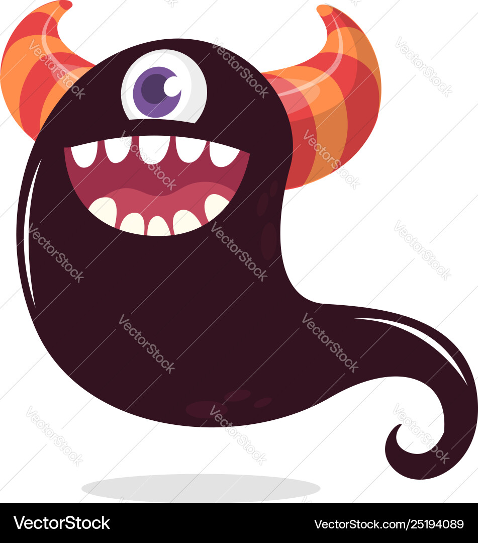 Cute cartoon halloween ghost Royalty Free Vector Image