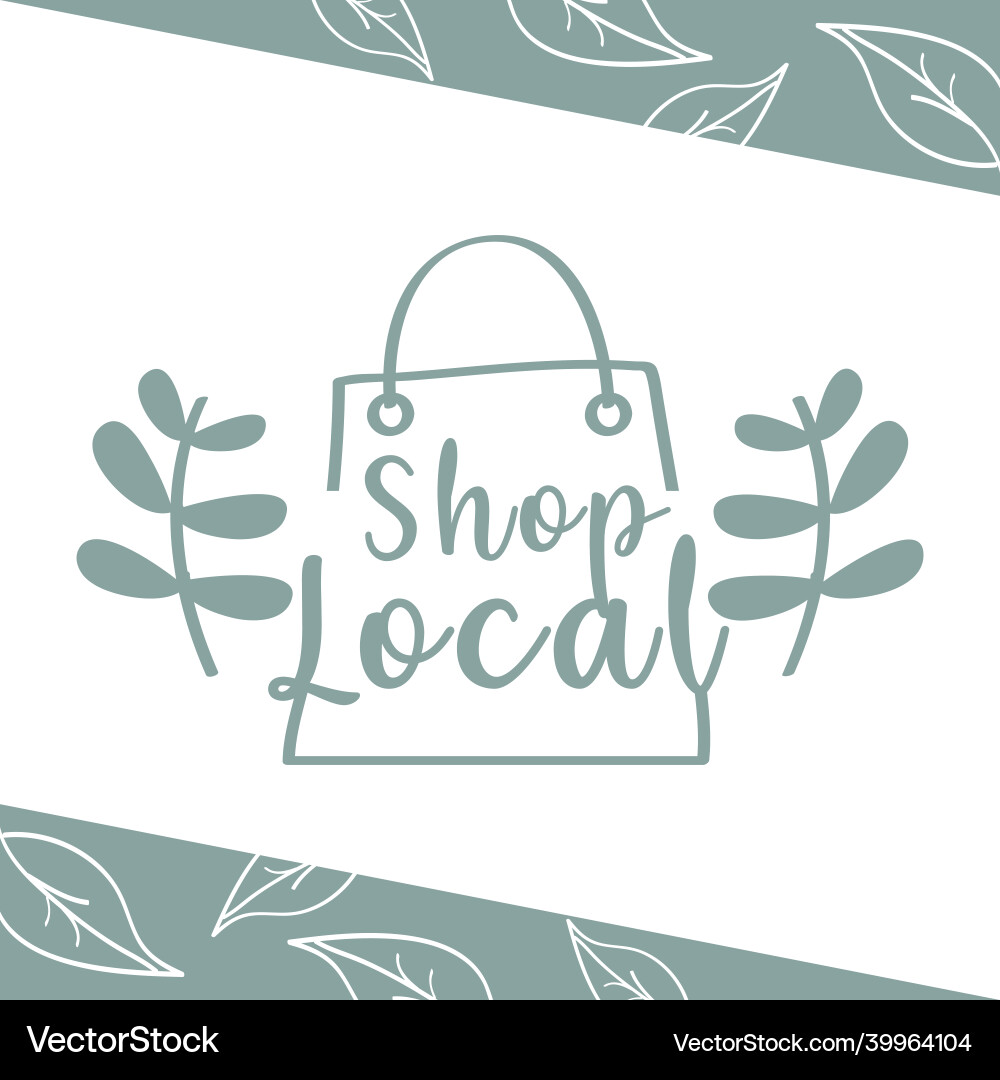 Shop local commerce Royalty Free Vector Image - VectorStock