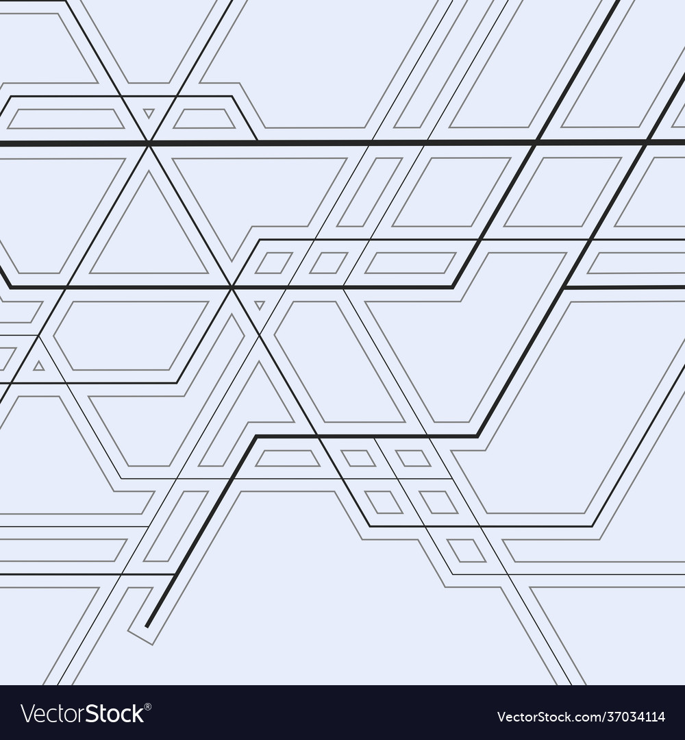 Abstract geometric overlap lines and shapes design