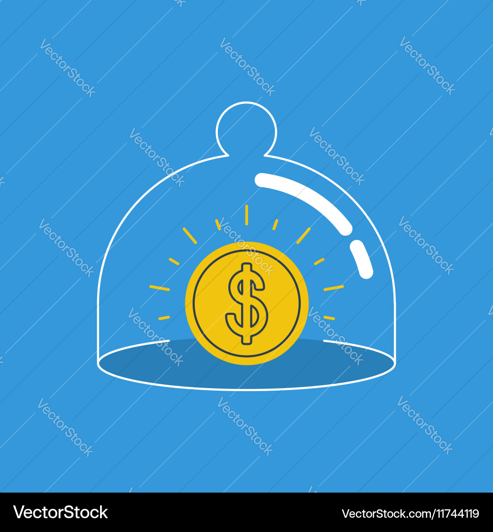Alarm security system concept Royalty Free Vector Image