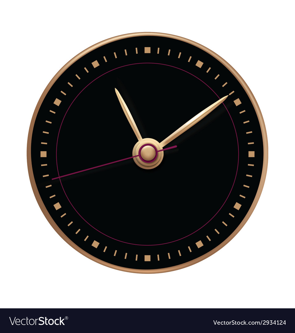 Clock Royalty Free Vector Image - VectorStock
