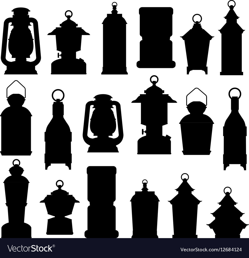Lantern one Royalty Free Vector Image - VectorStock