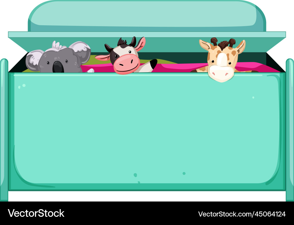 Play toy box cartoon Royalty Free Vector Image