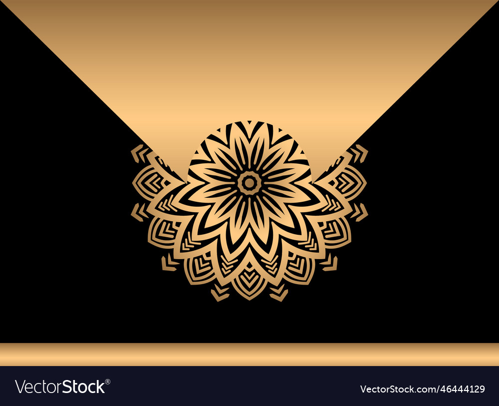 Mandala pattern design Royalty Free Vector Image