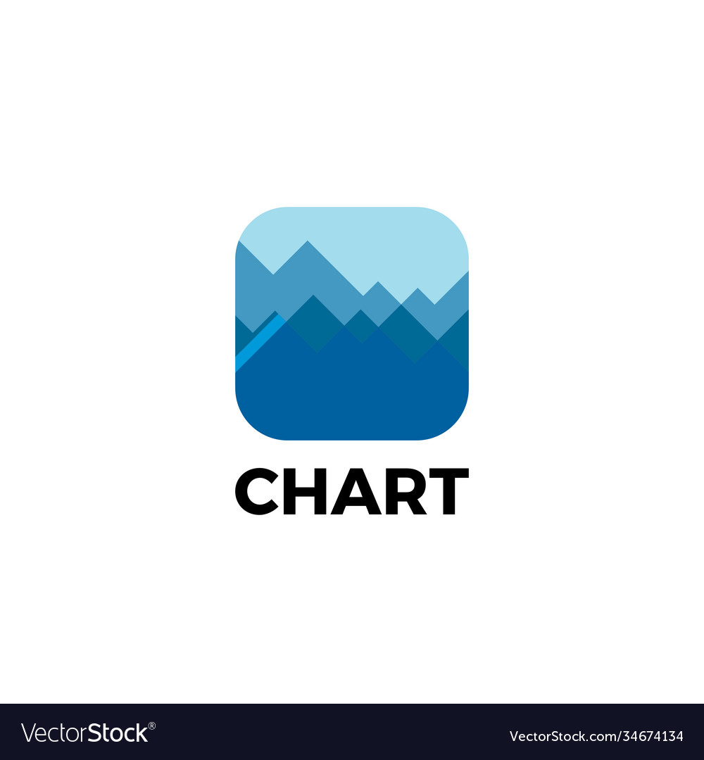 Analytics logo - data business technology finance Vector Image
