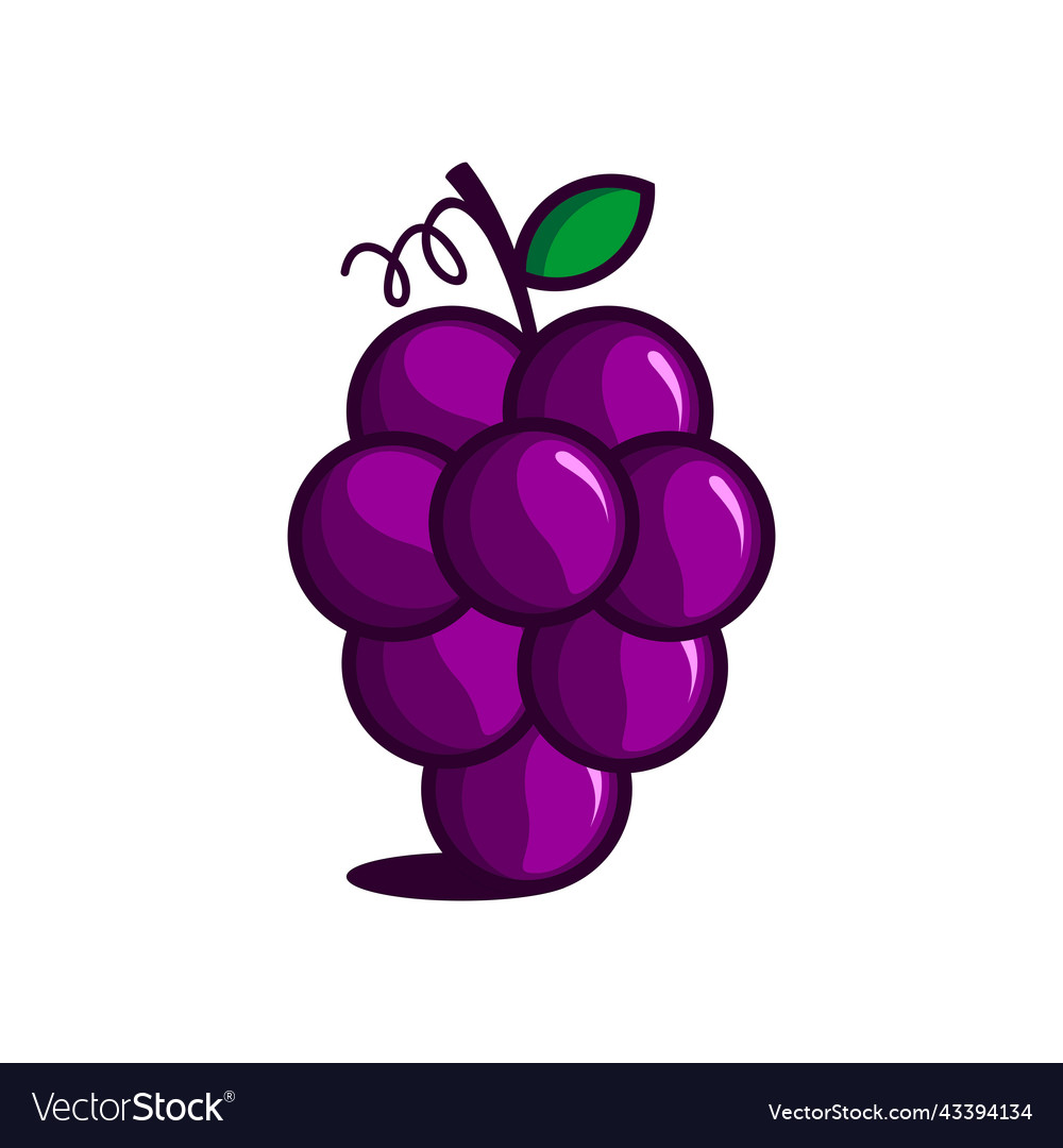 Grape Royalty Free Vector Image - VectorStock
