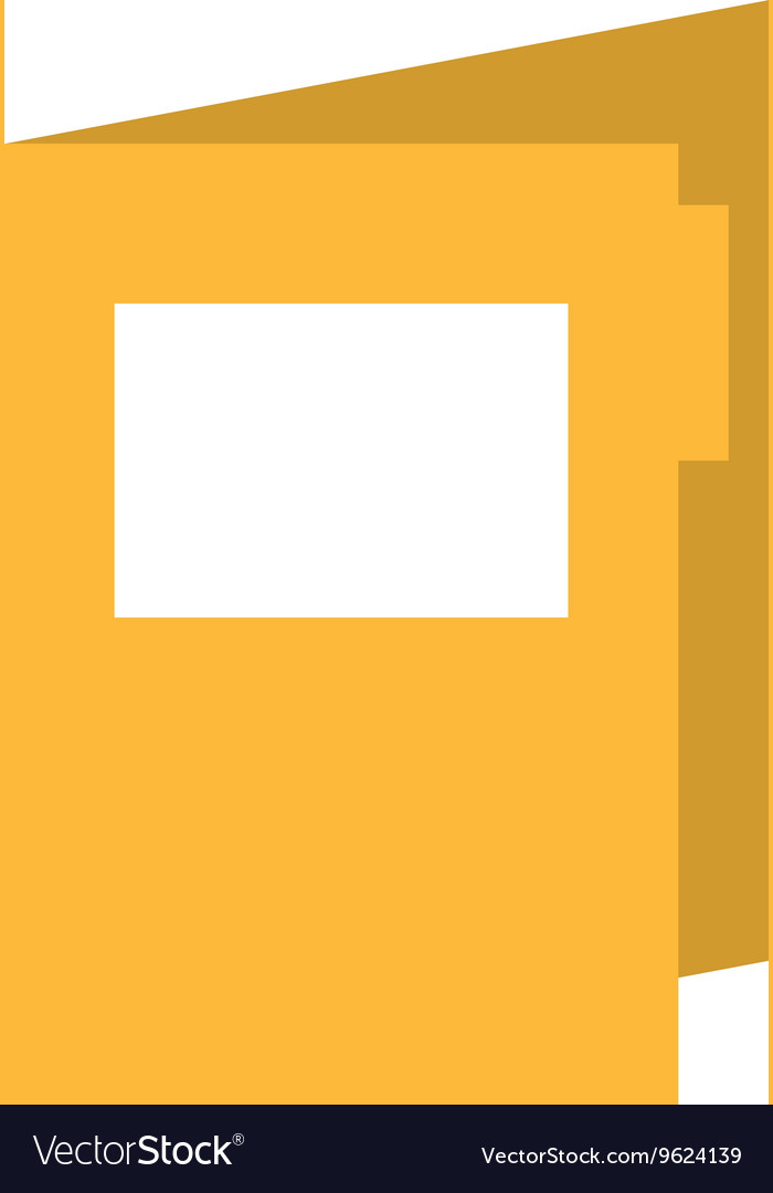 Folder isolated icon design Royalty Free Vector Image