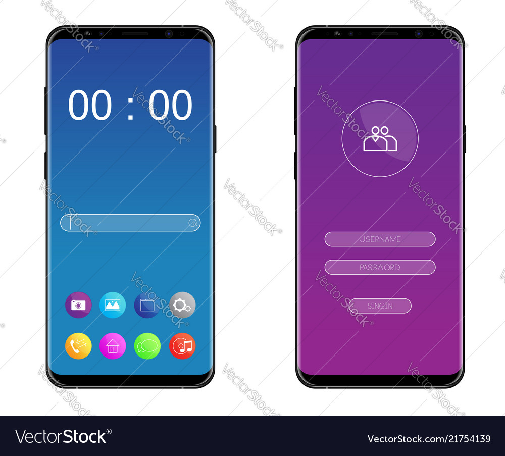 Interface wallpaper design Royalty Free Vector Image