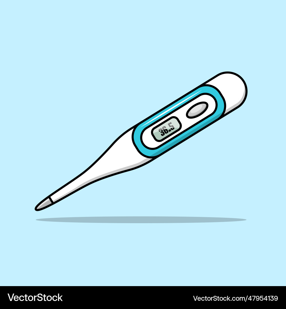 Modern thermometer Royalty Free Vector Image - VectorStock