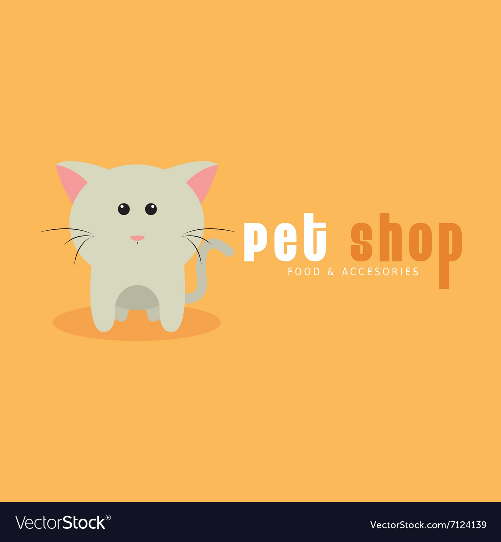 Pet shop background Royalty Free Vector Image - VectorStock