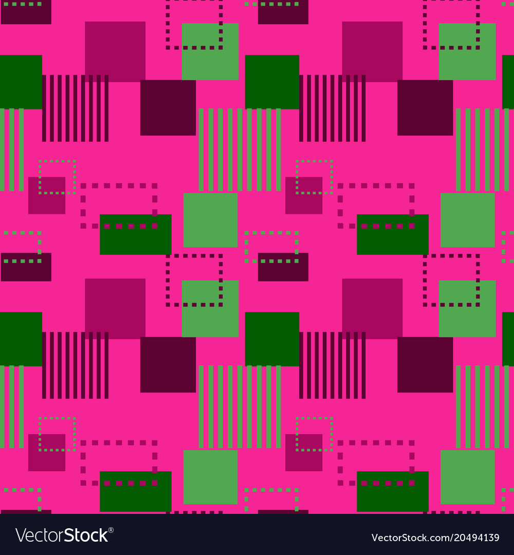 Structure collapse seamless pattern Royalty Free Vector