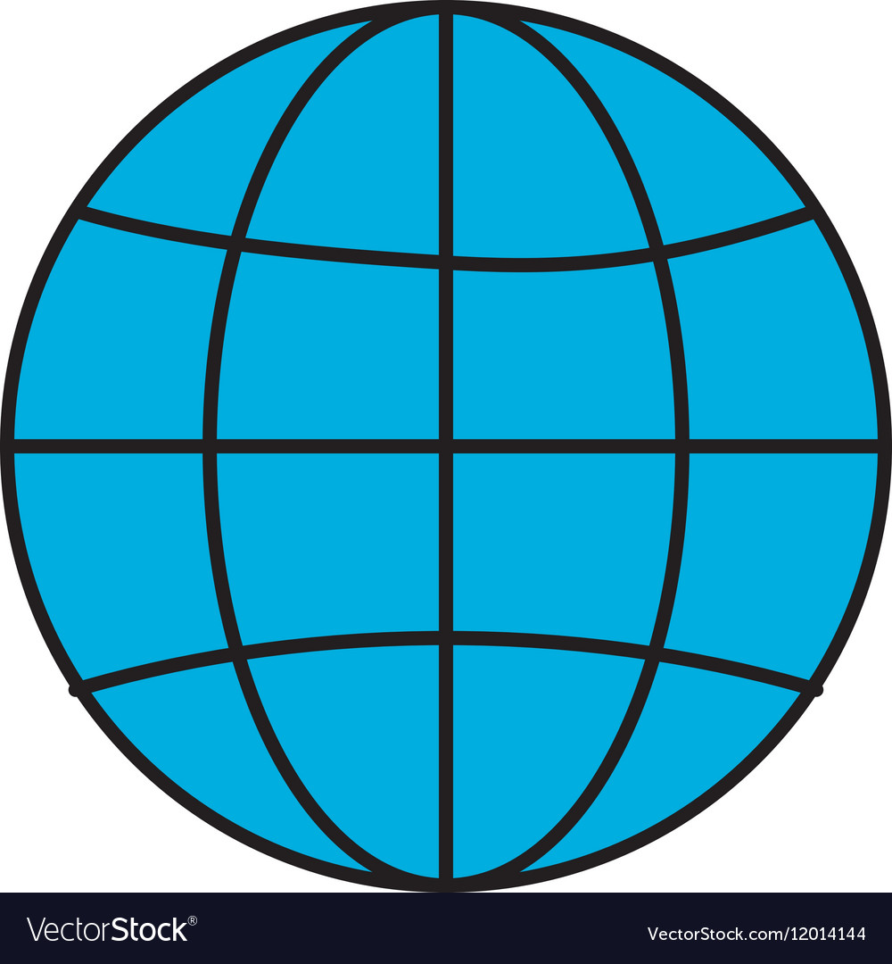 Earth globe diagram icon image Royalty Free Vector Image Earth globe diagram icon image Royalty Free Vector Image