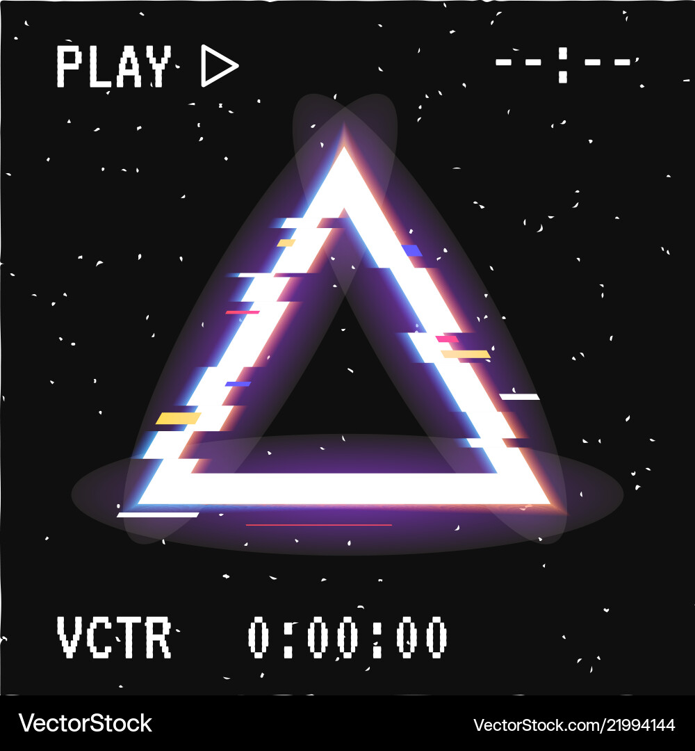 Glitch texture Royalty Free Vector Image - VectorStock