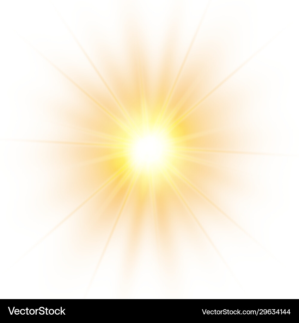 Sunlight a translucent special design Royalty Free Vector