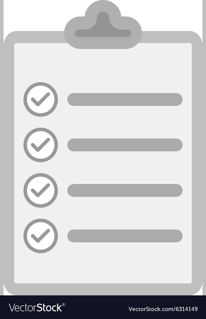 Checklist Royalty Free Vector Image - VectorStock