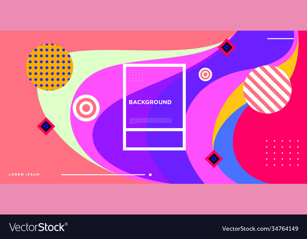 Colorful fluid and liquid gradient pattern Vector Image