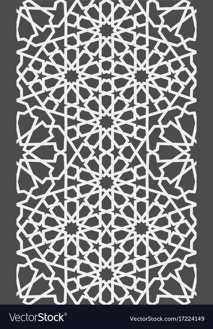 Islamic pattern seamless arabic geometric Vector Image Islamic pattern seamless arabic geometric Vector Image