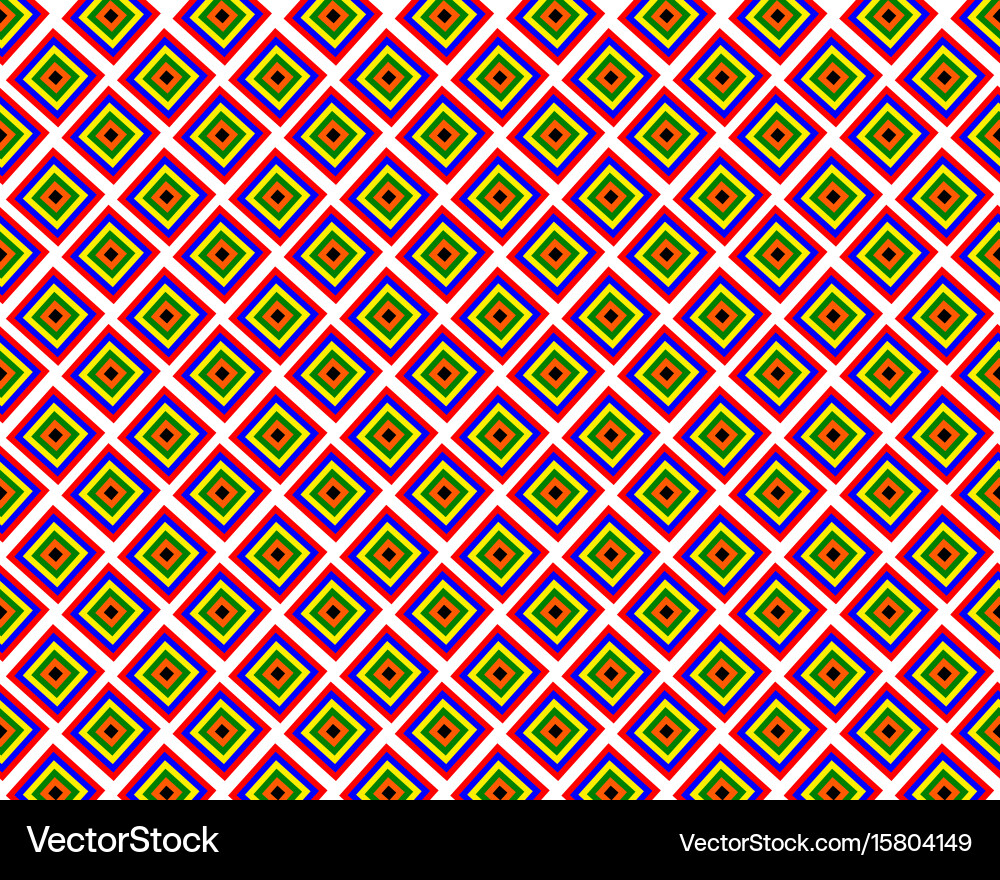 Pattern with squares in a flat style Royalty Free Vector