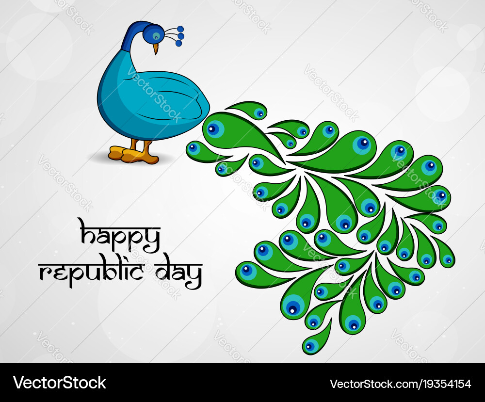 India republic day background Royalty Free Vector Image