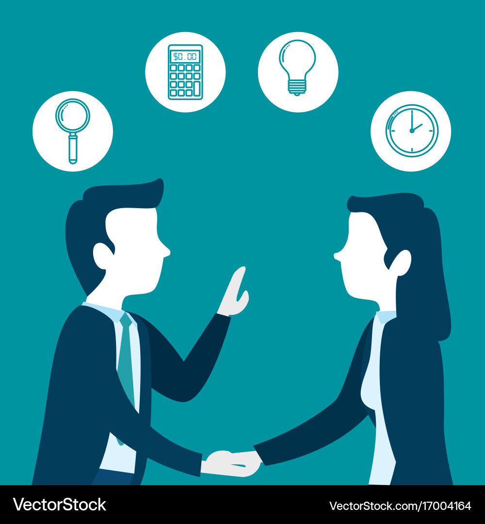 Business and management design Royalty Free Vector Image