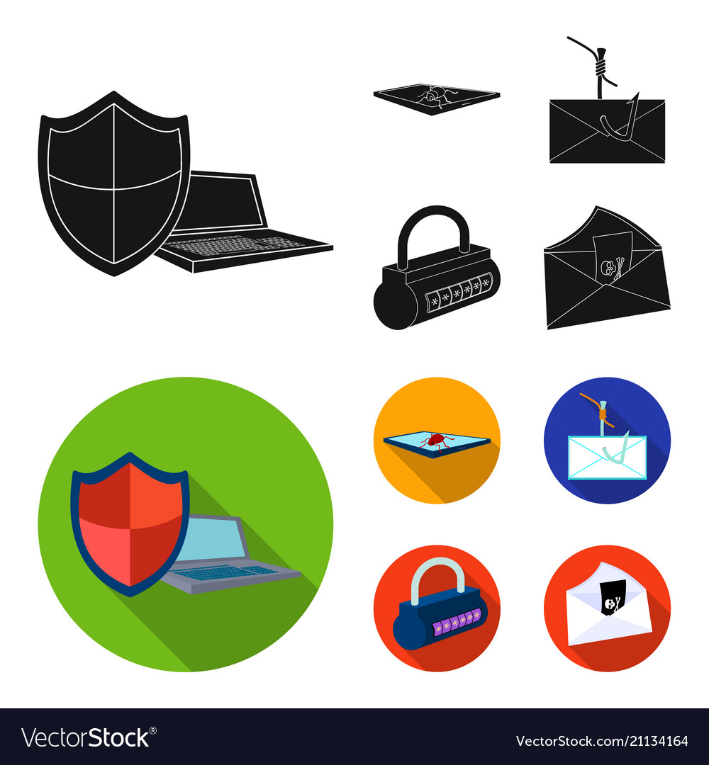 Hacker system connection hackers and hacking Vector Image