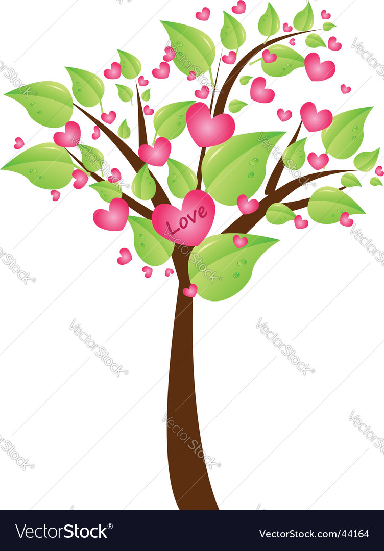 Spring tree Royalty Free Vector Image - VectorStock