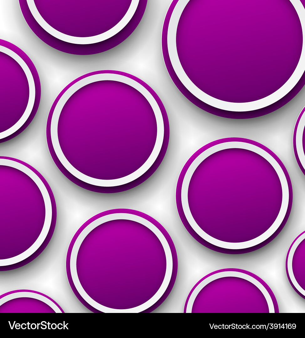 Paper purple bubbles Royalty Free Vector Image