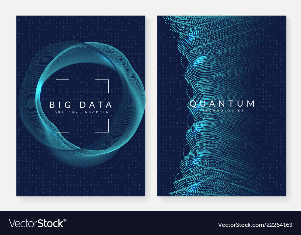 Visualization background technology for big data Vector Image