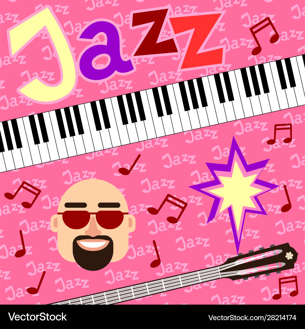 Design posters with musicians and musical Vector Image