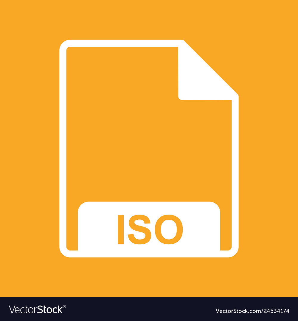 Iso icon Royalty Free Vector Image - VectorStock