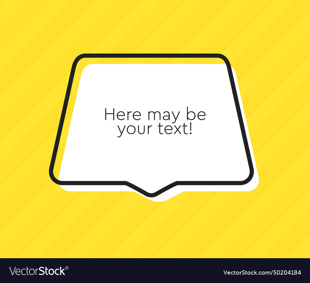 Quote frame blank text boxes message Royalty Free Vector