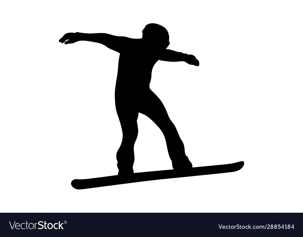 Winter sport snowboarding Royalty Free Vector Image