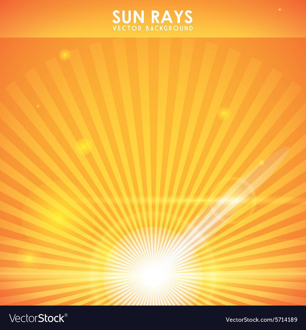 Sun rays design Royalty Free Vector Image - VectorStock