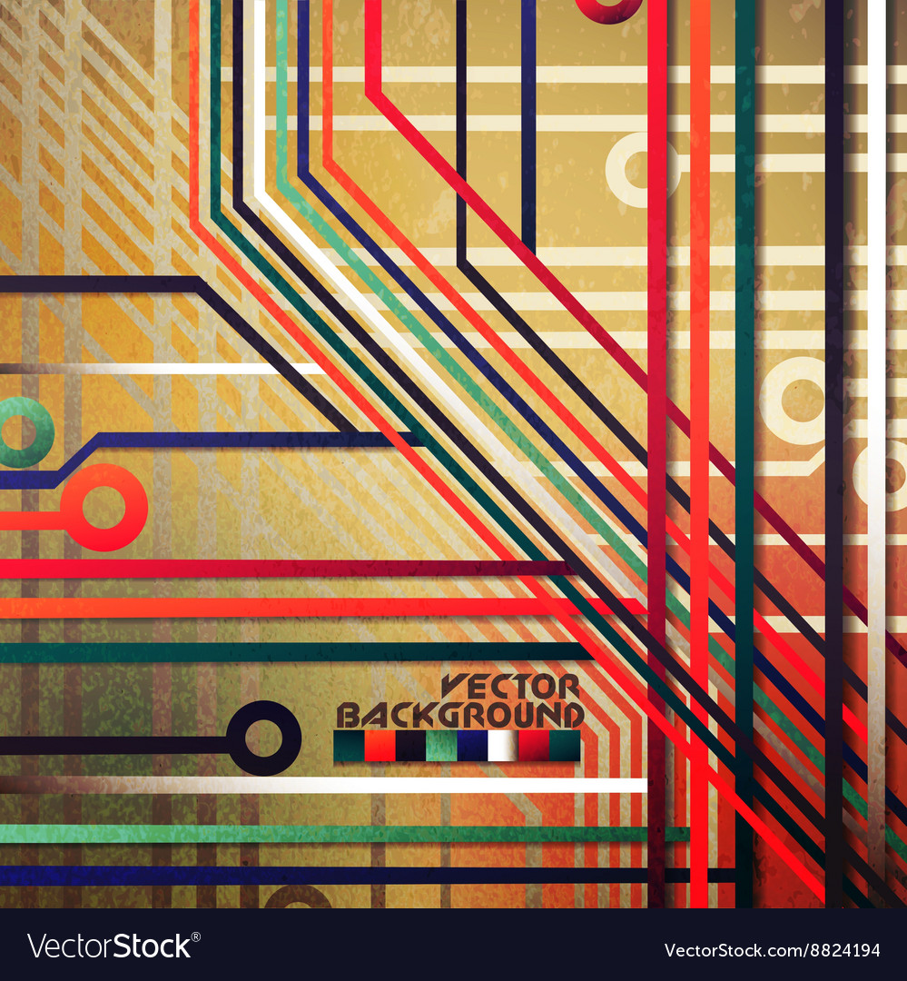 Abstract background with lines Royalty Free Vector Image