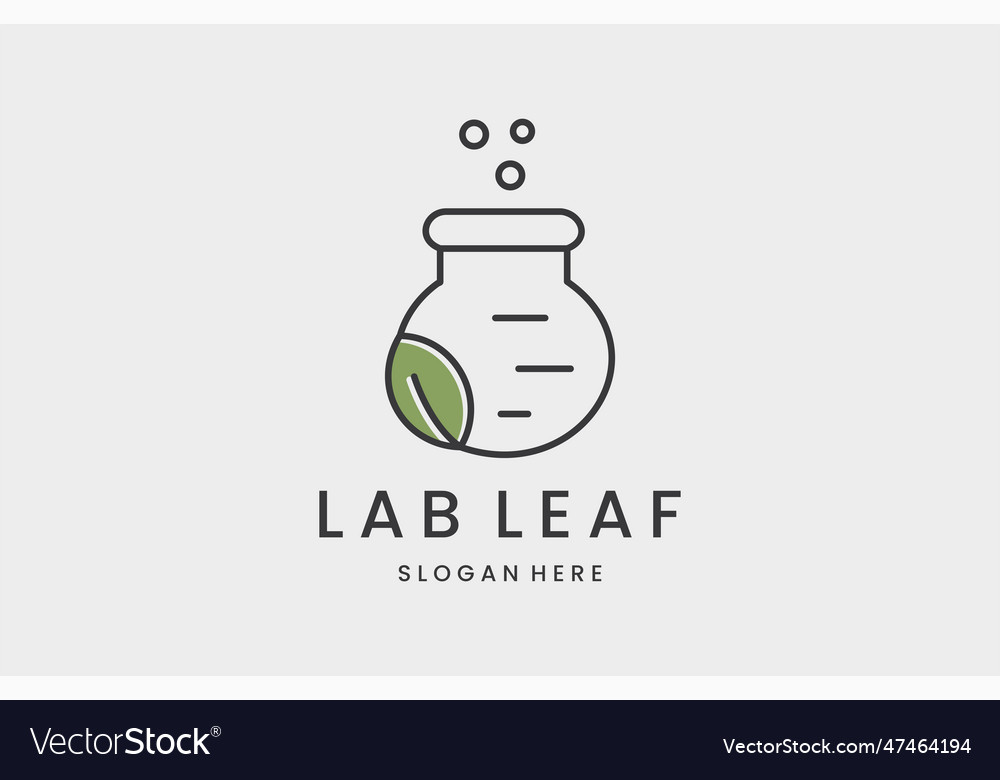 Lab leaf Royalty Free Vector Image - VectorStock