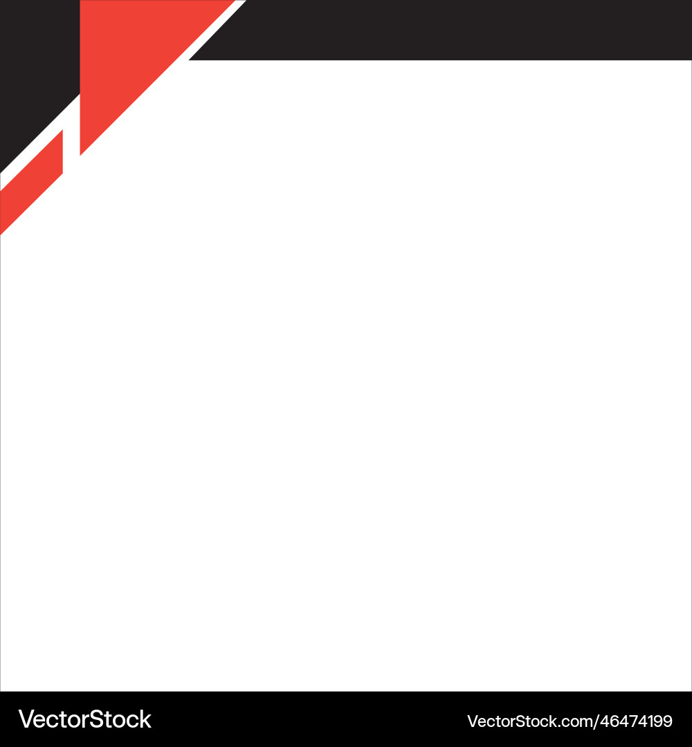 Letterhead business corner Royalty Free Vector Image